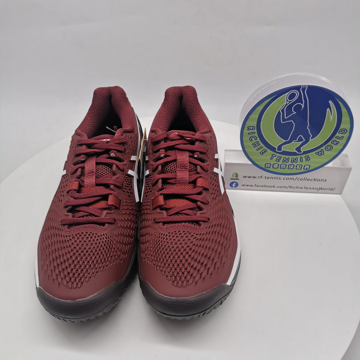 asics Gel Resolution 9 Maroon 1041A330 Tennis Shoes – Richie Tennis World
