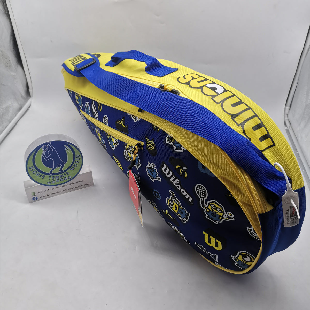 Wilson Minions V3.0 Team 3pck Tennis Bag Blue/ Yellow WR8025501001 Ten ...
