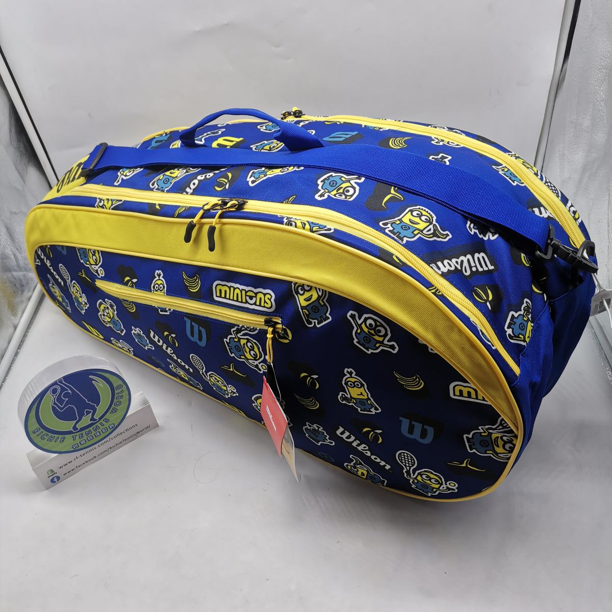 Wilson Minions V3.0 Team 6pck Tennis Bag Blue/ Yellow WR8025401001 ...