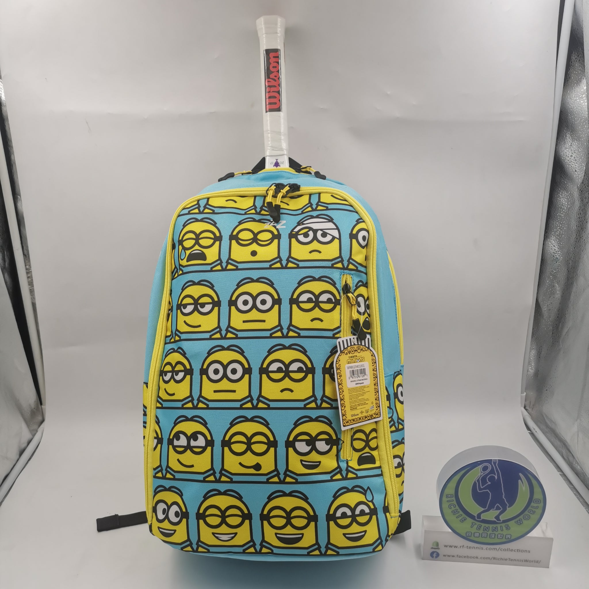 Wilson MINIONS 20 Backpack Blue/Yellow WR8020401001 – Richie Tennis World