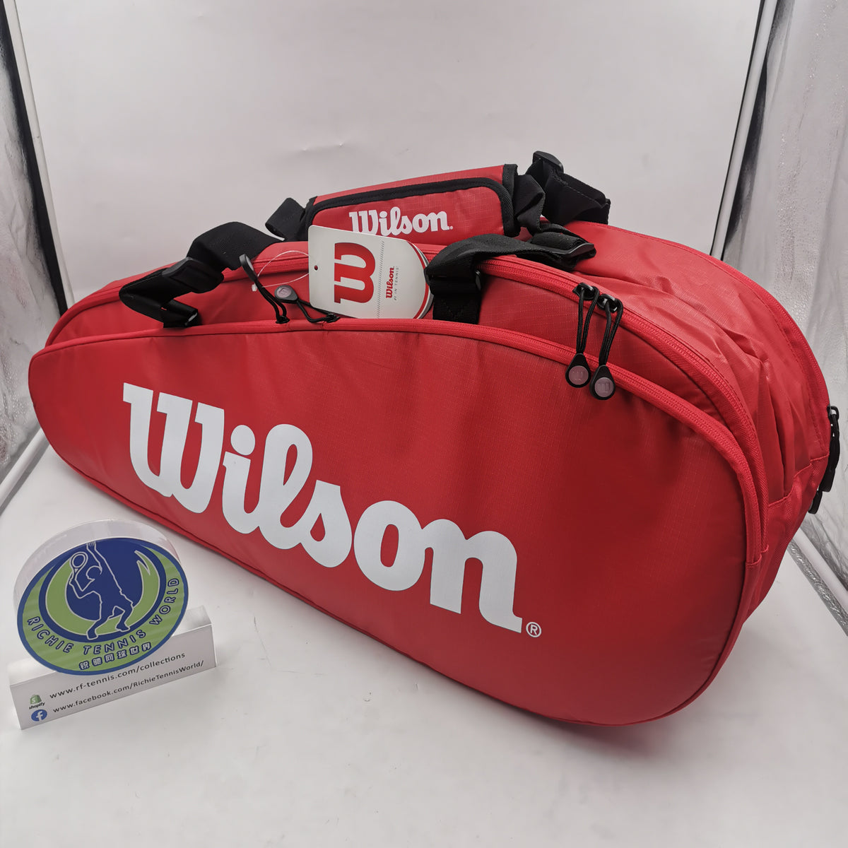 Wilson Tour 2 Compartment/ 6pck Tennis Bag Red small WRZ847909 – Richie ...
