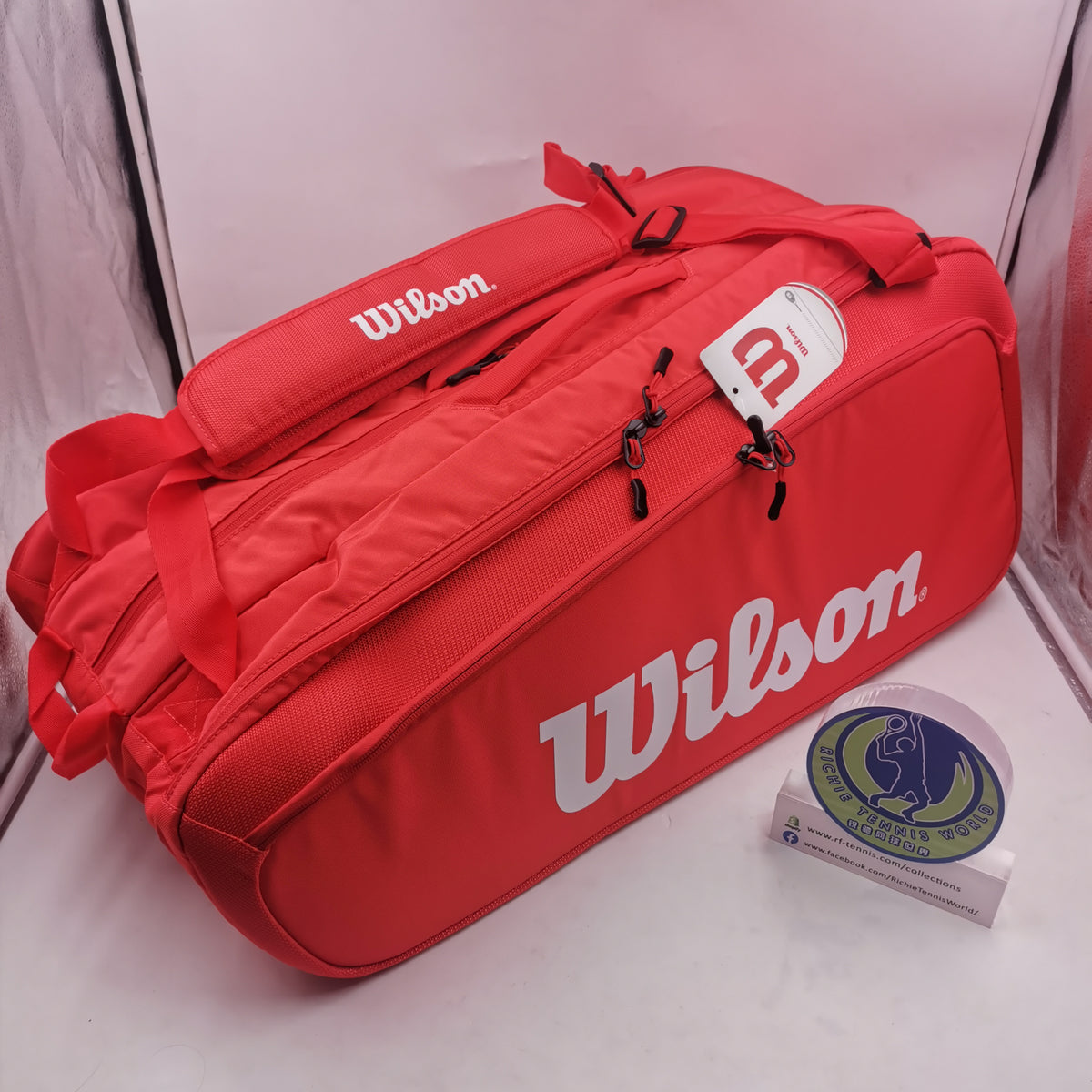 Wilson Super Tour 15 pack Tennis Bag 2021 Red (WR8010301001) – Richie ...